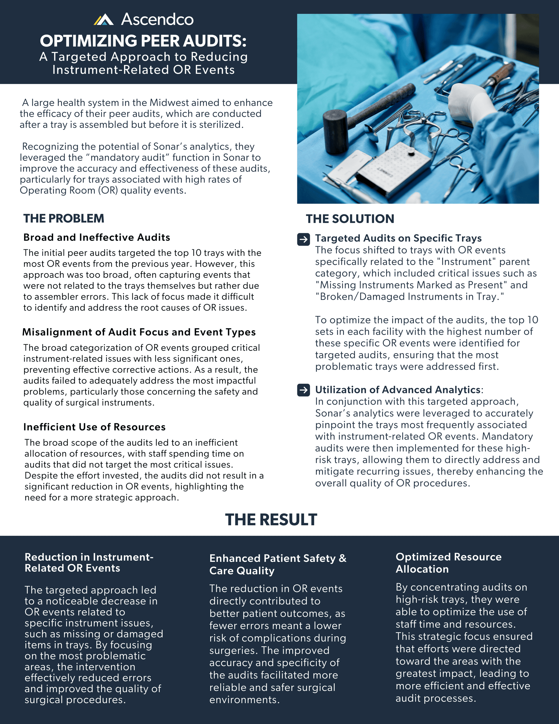 Optimizing Peer Audits: A Targeted Approach to Reducing Instrument ...